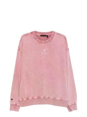 FIVE CM Logo Washed Sweatshirt - Pink