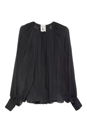 SEMICOUTURE Almundea Blouse - Black