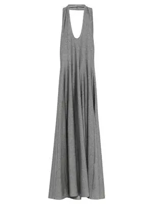 Khaite Melina Midi Dress - Grey
