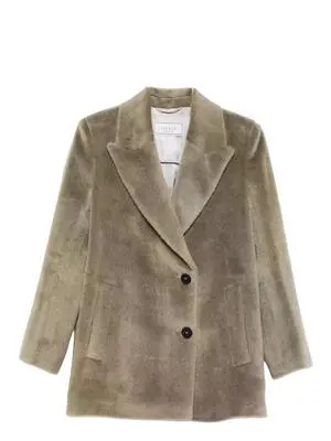 PESERICO Peak-Lapels Coat