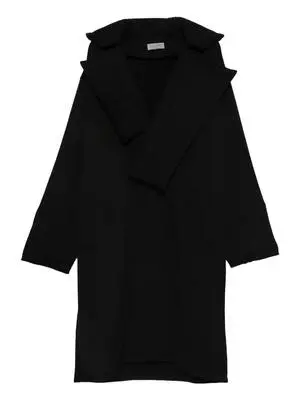 Yohji Yamamoto Wide-lapel Coat - Black