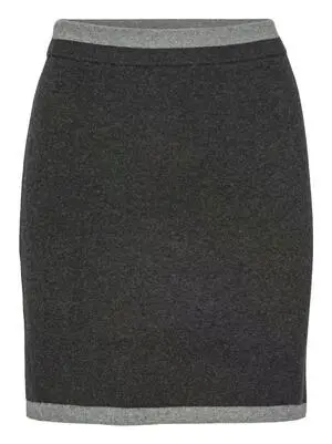 Remain Birger Christensen Cotton Mini Skirt - Grey