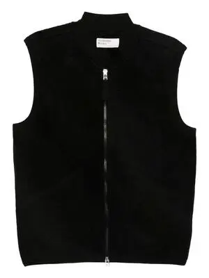 Universal Works Zipped Gilet - Black