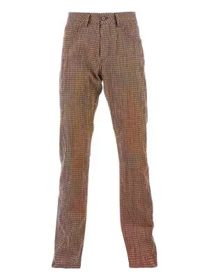 CARVEN Checked Cotton Blend Trousers