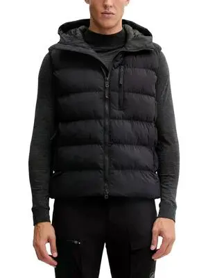 Bogner Hooded Padded Waistcoat - Black