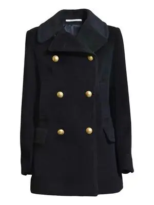 TAGLIATORE Double-Breasted Buttoned Coat