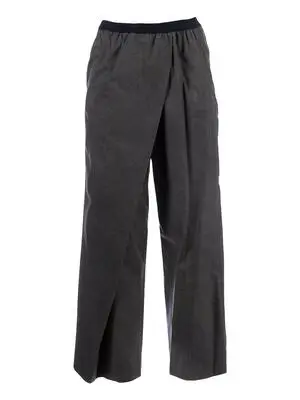 Kolor Twisted Wide-leg Trousers - Grey