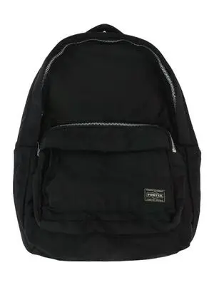 PORTER-YOSHIDA & CO Logo-patch Backpack - Black