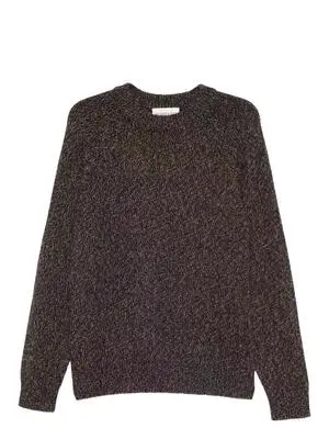 Eric Bompard Marl Round-neck Sweater - Brown
