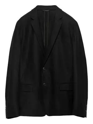 Prada Notch-lapel Two-button Blazer - Black