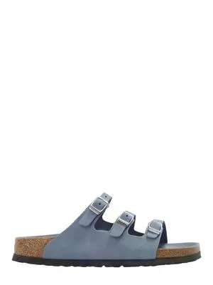 BIRKENSTOCK Triple-strap Slides - Blue