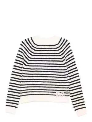 SEMICOUTURE Striped Sweater - White