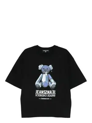 Iceberg Teddy-print T-shirt - Black