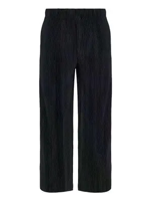 Issey Miyake Ribbed Pants - Black