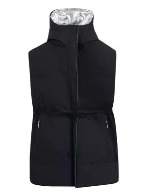 Herno Hooded Gilet - Black