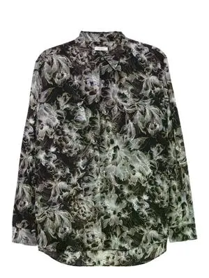 CALMLENCE Printed Shirt - Black