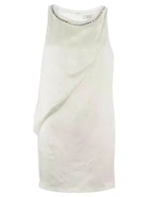 ROBERT RODRIGUEZ STUDIO Gem Detail Shift Dress - White
