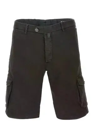 Kiton Cargo-pocket Button Shorts - Black