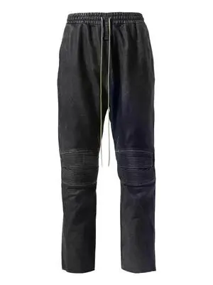 Fear Of God Leather Track Pants - Black