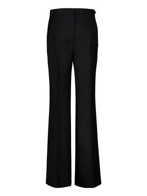 Gabriela Hearst Belt-loop Flared Trousers - Black