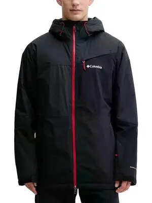 Columbia Hooded Zip-fastening Jacket - Black