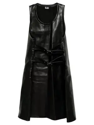 BLACK COMME DES GARÇONS Belted Dress - Black