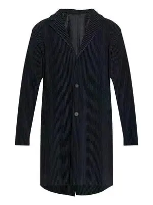 Issey Miyake Button-fastening Coat - Black