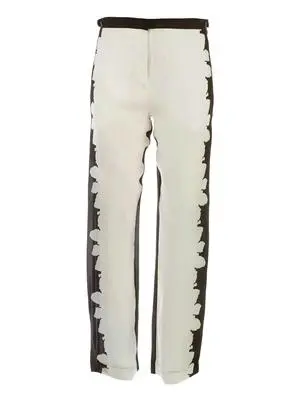 Sharon Wauchob Wide Leg Printed Trousers - Black