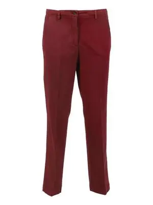 BRIGLIA 1949 Button Pocket Trousers - Red