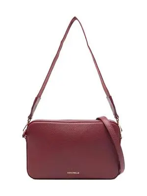 COCCINELLE Leather Crossbody Bag - Red