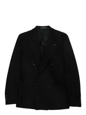 Tagliatore Knitted Blazer - Black