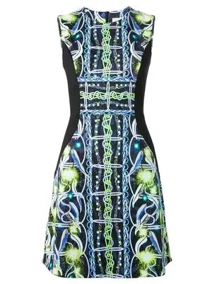PETER PILOTTO Printed Panel Dress - Black
