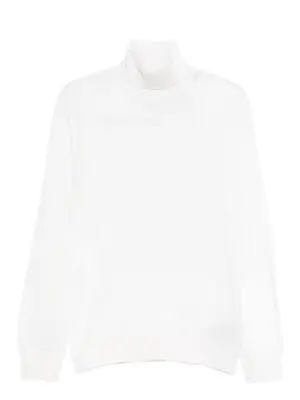 Zegna Long-sleeve Roll-neck Sweater - White