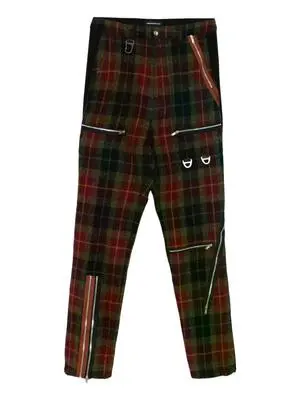 UNDERCOVERISM Plaid Trousers - Black