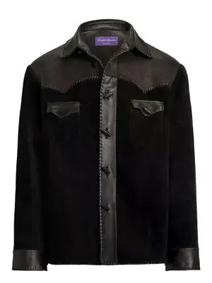 Ralph Lauren Purple Label Shirt Jacket - Black