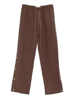 SONG FOR THE MUTE Drawstring-waist Trousers - Brown
