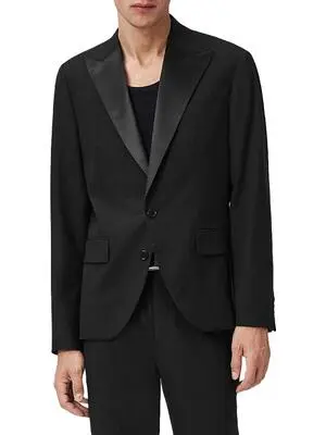 ALLSAINTS Germain Peak Lapel Blazer - Black