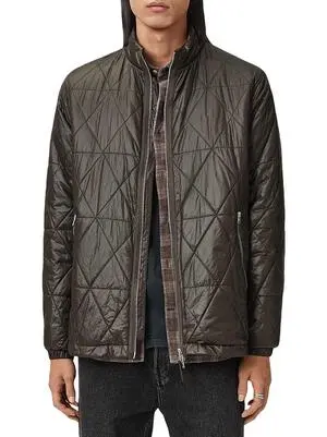 ALLSAINTS Tribex Shine Jacket - Forest Green