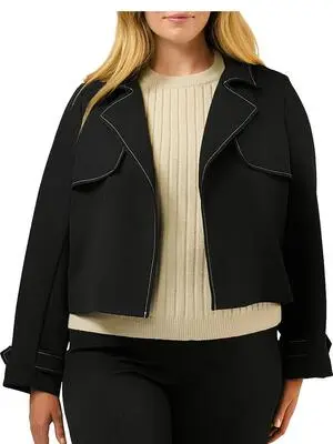 ESTELLE Jude Cropped Jacket - Black