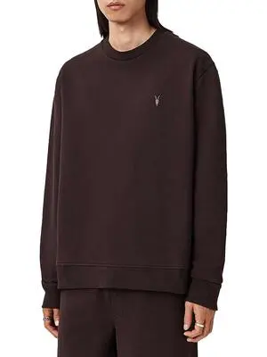 ALLSAINTS Asher Crew - Plum Brown