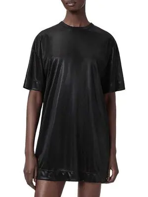 ALLSAINTS Sparkle Tee Dress - Black