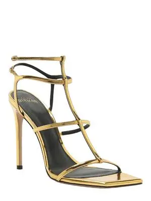 ALEXANDRE BIRMAN Amanda 100 Sandals - Golden