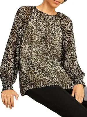HOBBS LONDON Grantham Top - Brown Multi