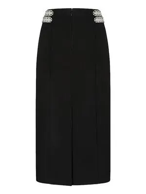 Pinko Chela Pencil Skirt - Limo Black