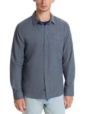 Rails Wyatt Shirt - Charcoal Navy Houndstooth