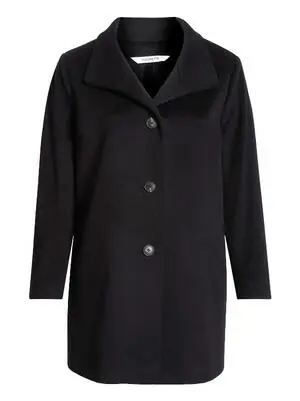 Fleurette Grace Wool Coat - Black