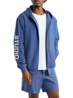 SANTO STUDIO Jett Lawrence Tempo Tech Zip Jacket - Blue