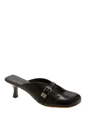 GANNI Buckle Mule - Black