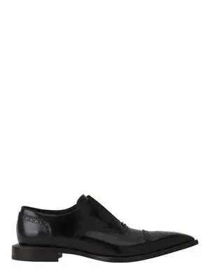 LANVIN Brogue Oxford Shoes - Black