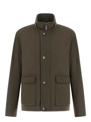 Herno Cashmere Jacket - Green